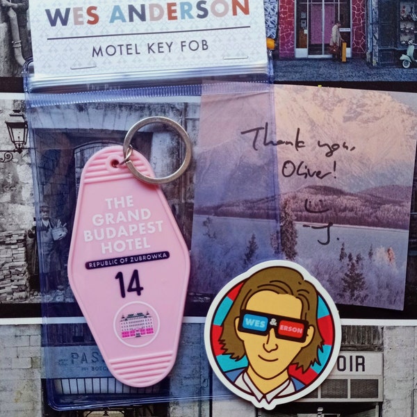 Wes Anderson Movie Inspired Retro Motel Key Fob - Etsy