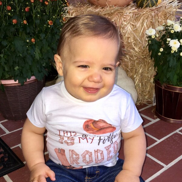 My First Rodeo, Cowboy Onesie®, Boy Country Romper, Western Boy Romper ...