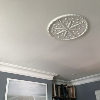 Nautical Decor Compass Rose Compass Ceiling Medallion Home - Etsy
