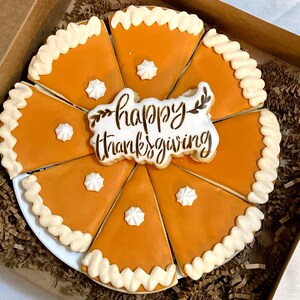 Thanksgiving Pie and Happy Thanksgiving Plaque Cookie Cutter - Etsy
