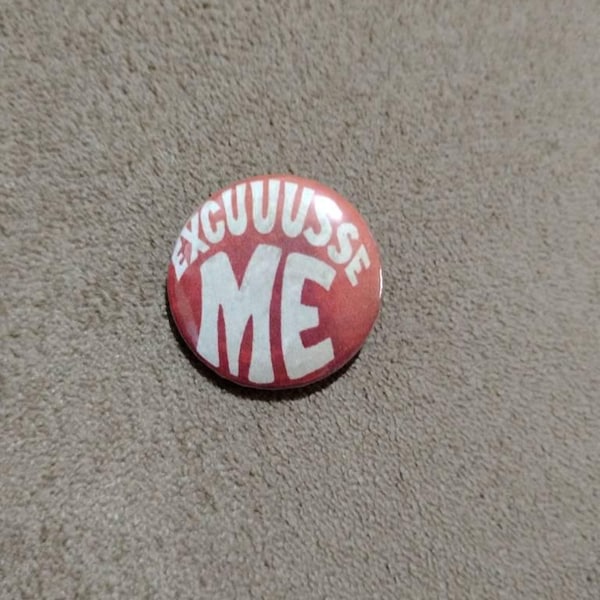 Vintage Style Pinback Buttons - 60s 70s 80s Novelty Pins - Reproduction ...