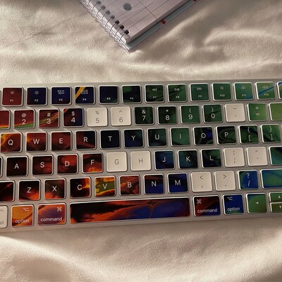 Abstract Decay MacBook Keyboard Decal Stickers - Etsy