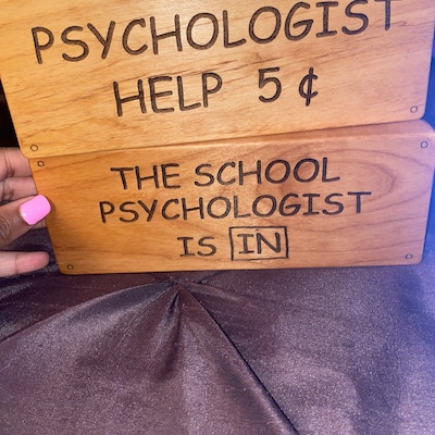 Psychiatric Help 5 Cents Wooden Block Sign Lucy Sign - Etsy