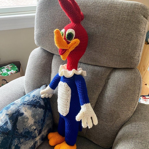 Crochet Woodpecker Pattern (PDF) - Instant Download (english) - Etsy