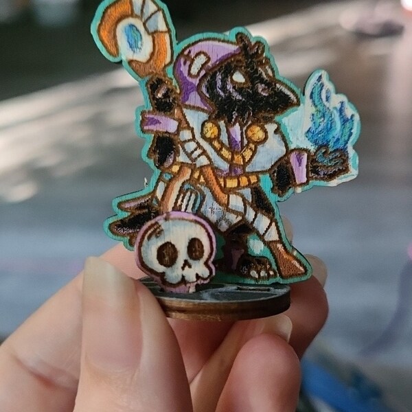 Orc Miniature set of 6 Dungeons and Dragons Dnd Pathfinder TTRPG 2D ...