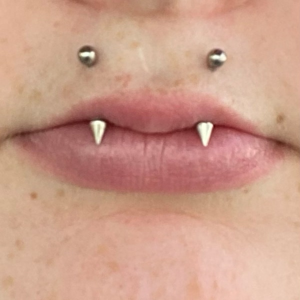 Implant Grade Titanium Threadless Spike Push in Top 3mm 4mm Tragus Nose ...