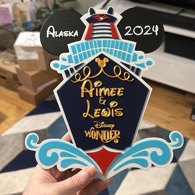 Personalised Disney Cruise Line Ship Inspired Stateroom Door Sign ...
