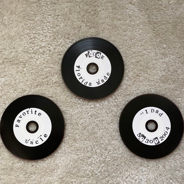 Personalised CD - Looks & Feels Like a Vinyl Record!your Voice ...