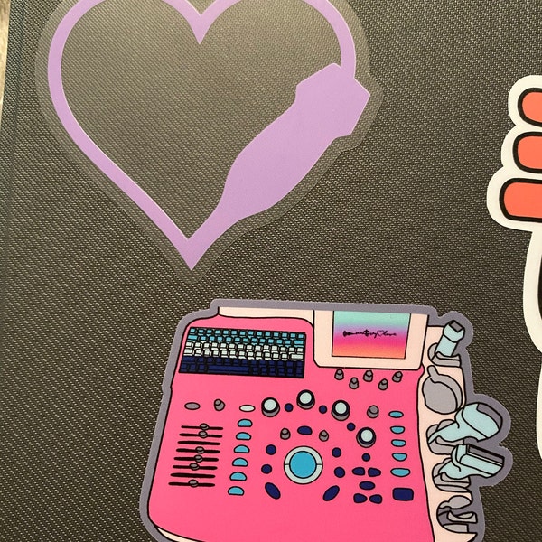 Ultrasound Machine Sticker-sonography-sonographer Student-sonography ...