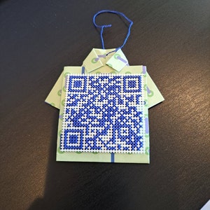 You're a Mean One Mr. Grinch QR Code Cross Stitch - Etsy