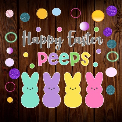 Easter Peeps Svg, Kids Easter Svg, Easter Bunny Svg, Easter Bundle Svg ...