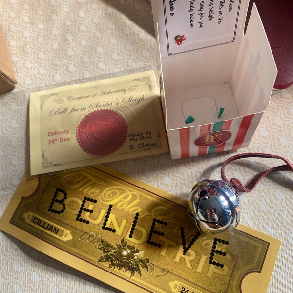 Polar Express Bell & Train Ticket PERSONALISED LTD. Edition THE Most ...