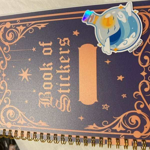 Reusable Sticker Book - Magical Book of Stickers - Etsy