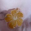 Hibiscus Keychain - Etsy
