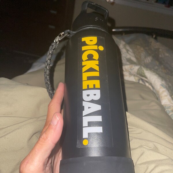 Golf Cart Pickleball Fireball Decal - Pickleball Gifts - Golf Cart ...