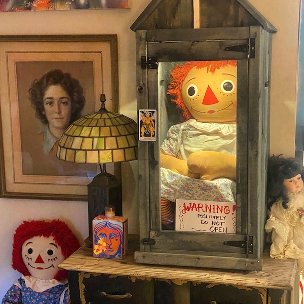 The Conjuring, Annabelle Style 40 Inch Wooden Containment Cabinet - Etsy