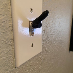 Set of 2 Novelty Light Switch Caps, Penis With Balls Prank Gag Gift ...