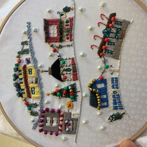 Stars Hollow Christmas Village PDF Pattern- Instant Download - Hand ...