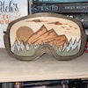 3D Layered Wood Art, Ski/snowboard Goggles - Etsy