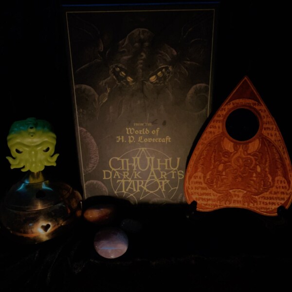 Engraved Wood Ouija Board & Planchette Set the Goat - Etsy