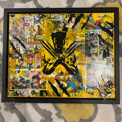 Mickey Mouse''touch of Magic''/original Acrylic Painting/stretched ...