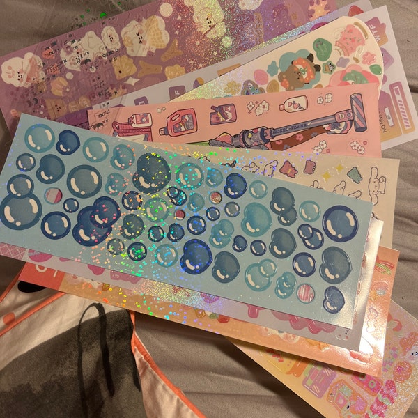 20 Korean Stickers Sheet Package Set| Mystery Kawaii Stickers Pack ...