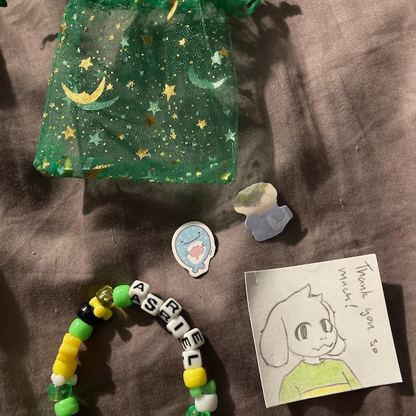Undertale Inspired Handmade Character Kandi Bracelets - Etsy