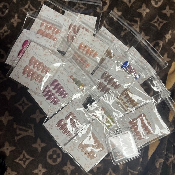 Custom Design No.126 Press on Nails | DIY My Nails | Welcome Any ...