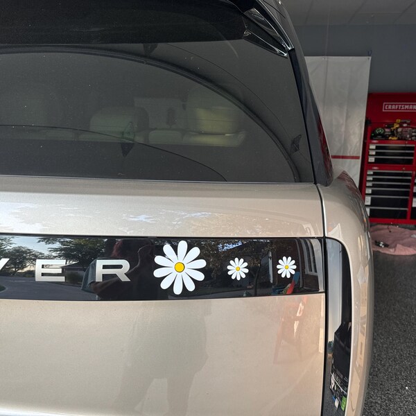 Holographic Decal Set of 14/ Holographic Flower Decal, Hippie Car Decal ...