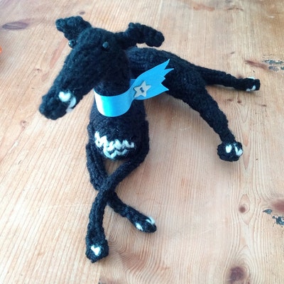 Lurcher Knitting Pattern - Etsy