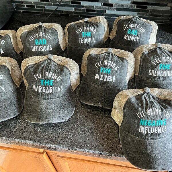 Custom Embroidered best Friends Baseball Hat Toddlers, Youth, Adults ...