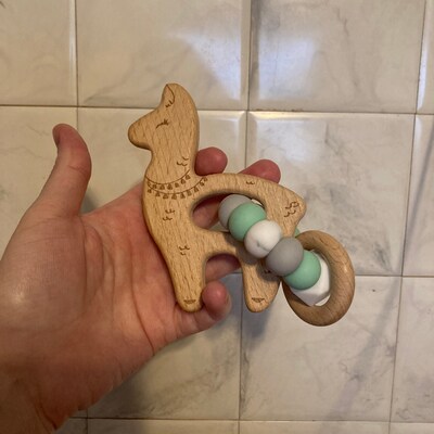 Green Bay Packers Toy Collection Pacifier Clip Rattle Go - Etsy