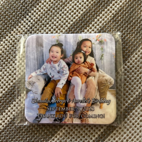 Birthday Magnets Party Favor Magnets Are Great Thank You Gifts for Your ...