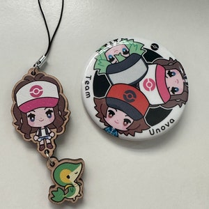 Mini Pokemon Trainer Wooden Charms - Etsy
