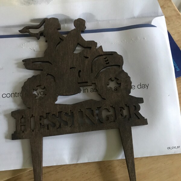 ATV Cake Topper,4 Wheeler Cake Topper,atv Couple Cake Topper,atv ...