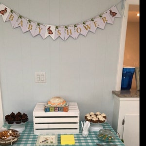 Printable Party Bunting Banner: Includes All Letters, Numbers 0 -10 ...