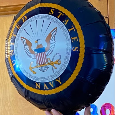 USA Navy Balloon Navy Balloon, US Navy Party, Navy Graduation, Navy ...