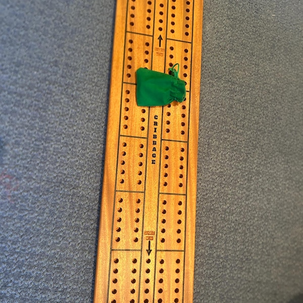 Jumbo Cribbage Board - Etsy