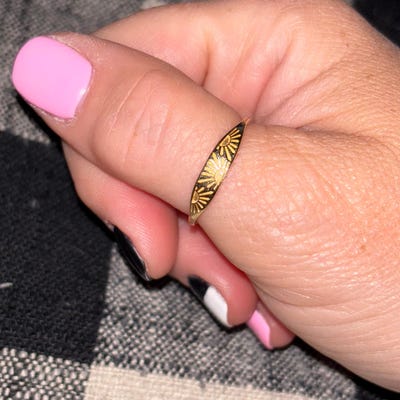 Diamond Minimalist Constellation Ring, 14k Dome Celestial Ring, Solid ...