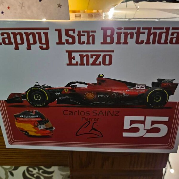 Personalised Lando Norris Mclaren Formula One F1 Birthday Card - Etsy