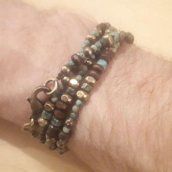 Sunset Gemstone Necklace for Men Simple Summer Beach Necklace Mens ...