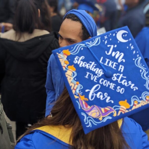 Embroidered Magic Graduation Cap Topper | Graduation Cap Decoration ...