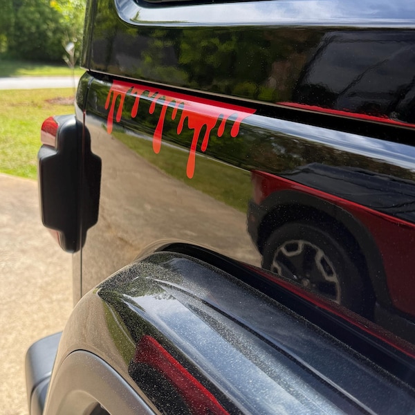 Goth Decal | Goth Car Accessories | Car Accessories | Drip Slime Decal ...