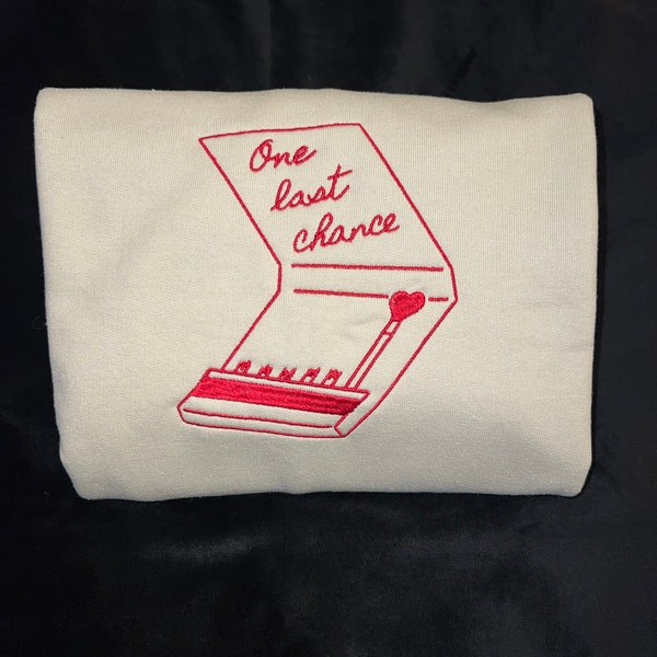 One Last Chance Matchstick Machine Embroidery Pattern in PES, DST, JEF ...