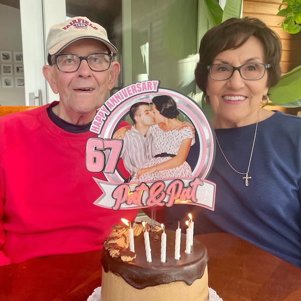 Personalized Photo Cake Topper, Adults Cake Toppers, Kids Cake Topper ...