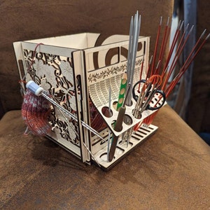 Laser Cut Yarn Bowl Svg Template for Crocheting and Knitting ...