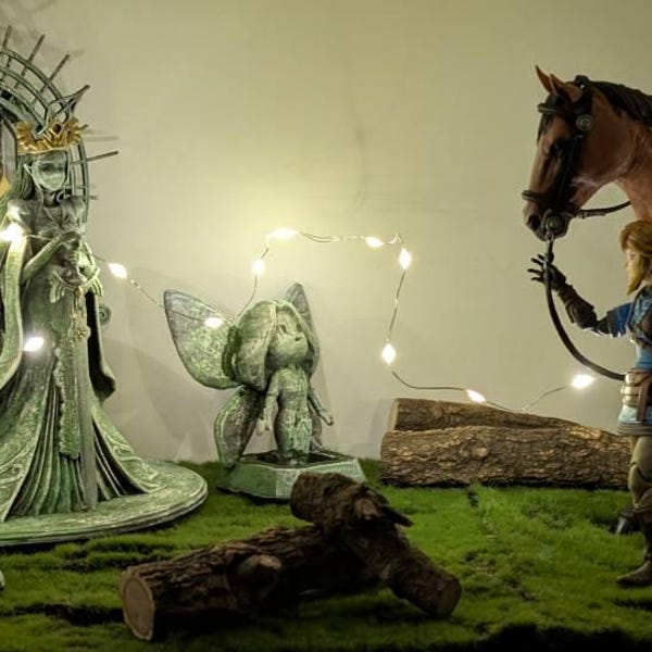 Zelda Inspired Princess of Hyrule Temple of Time Statue Diorama ...