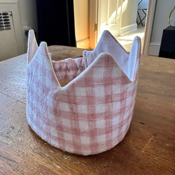 Baby Crown Sewing Pattern, Fabric Crown for 1st Birthday Party, Gender ...
