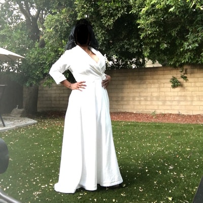 Woman Long Robe MADONNA Woman's Luxury Gown Woman's Long Robe Women's ...