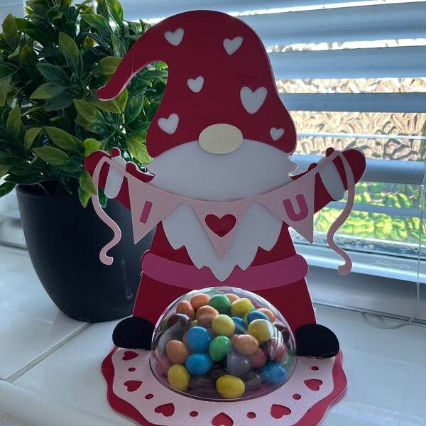 Christmas Santa Candy Holder SVG With Opening Mechanism, Santa Candy ...